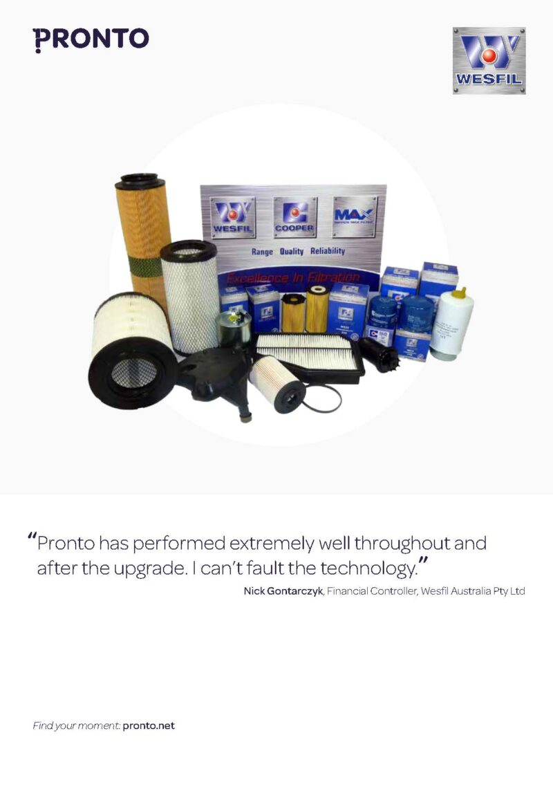 Wesfil - Taking operations to the next level with the next generation ...